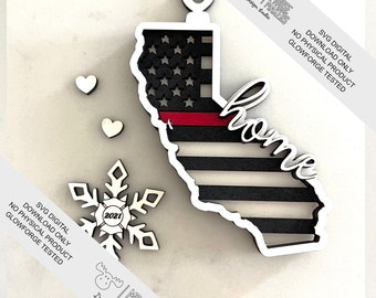 California Fire Svg - Etsy