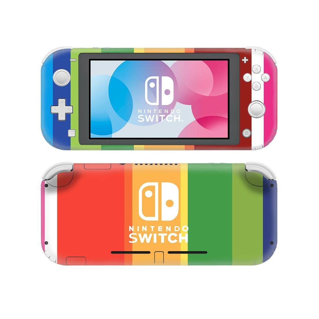Polychrome Rainbow LGBT Nintendo switch skinGamer | Etsy