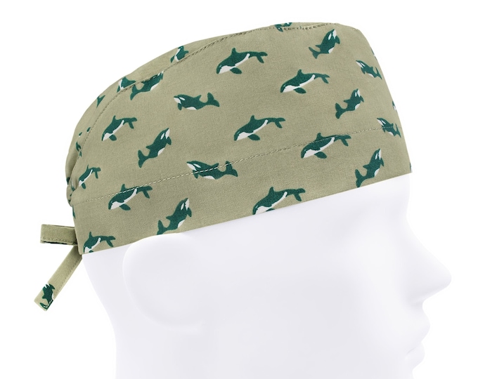 Scrub Caps Men, Surgical Cap, Scrub Hats Dolphin, Nurse Hat Orca ...