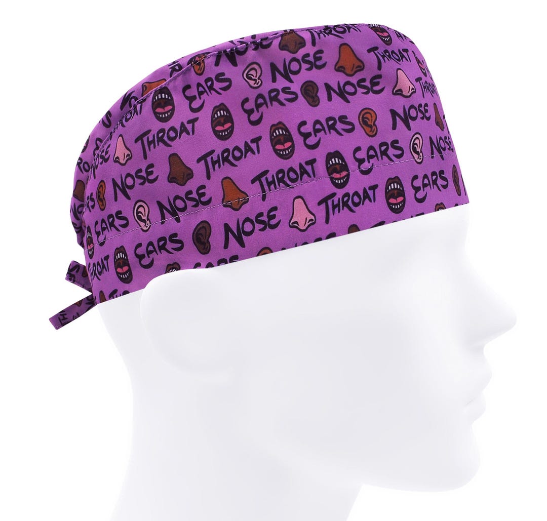 ENT Scrub Cap Men, Ears Surgical Hat, Nose Nurse Cap, Throat Scrub Hats ...