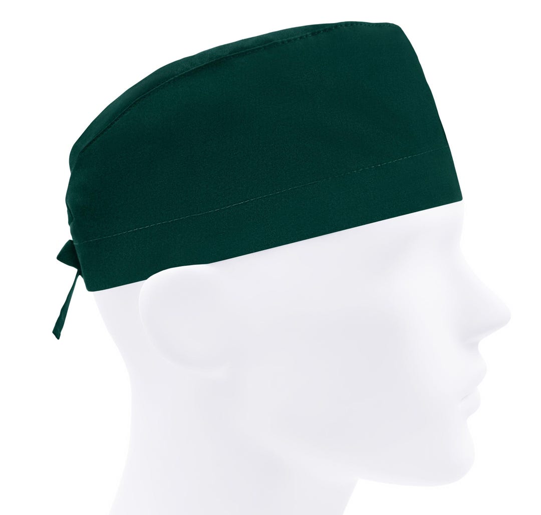 Surgical Cap Mens Solid, Cotton Scrub Hat for Nurse, Doctor, Surgeon ...
