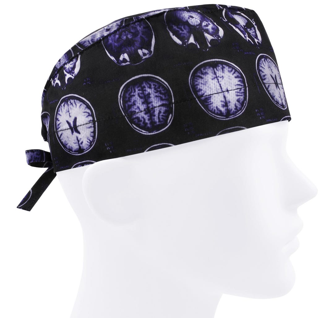 Scrub Caps for Men, Scrub Hat Tomography, Surgical Hat CT Scan, Nurse ...