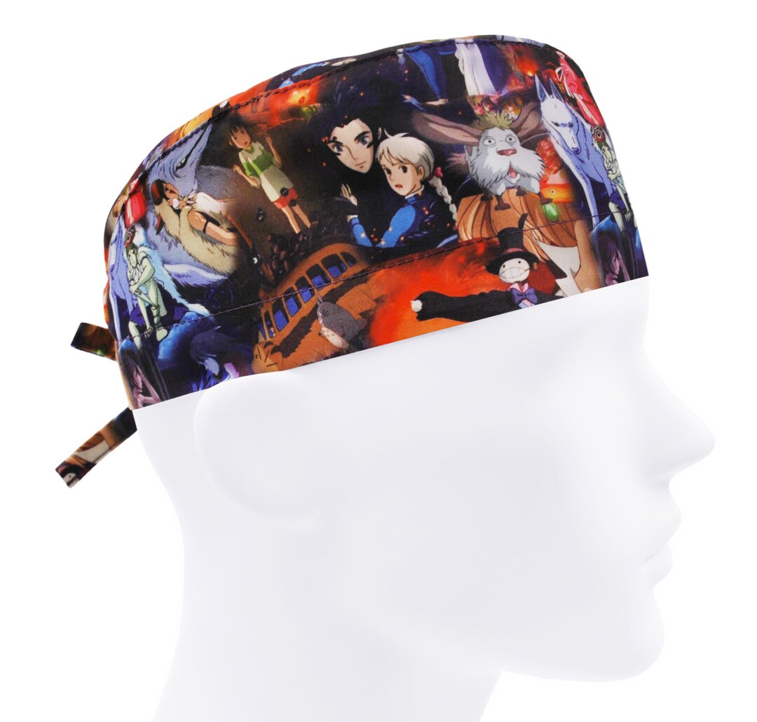 Anime Surgical Scrub Cap for Men, Japanese Surgeon, Nurse or Medical ...