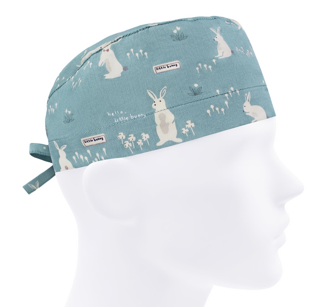 Scrub Caps for Men, Scrub Hats, Surgical Hat Hare, Nurse Cap Rabbit ...