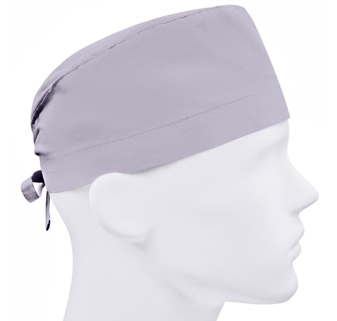 Mens Scrub Caps, Surgical Cap, Scrub Hats, Surgery Hat, Solid Gray - Etsy