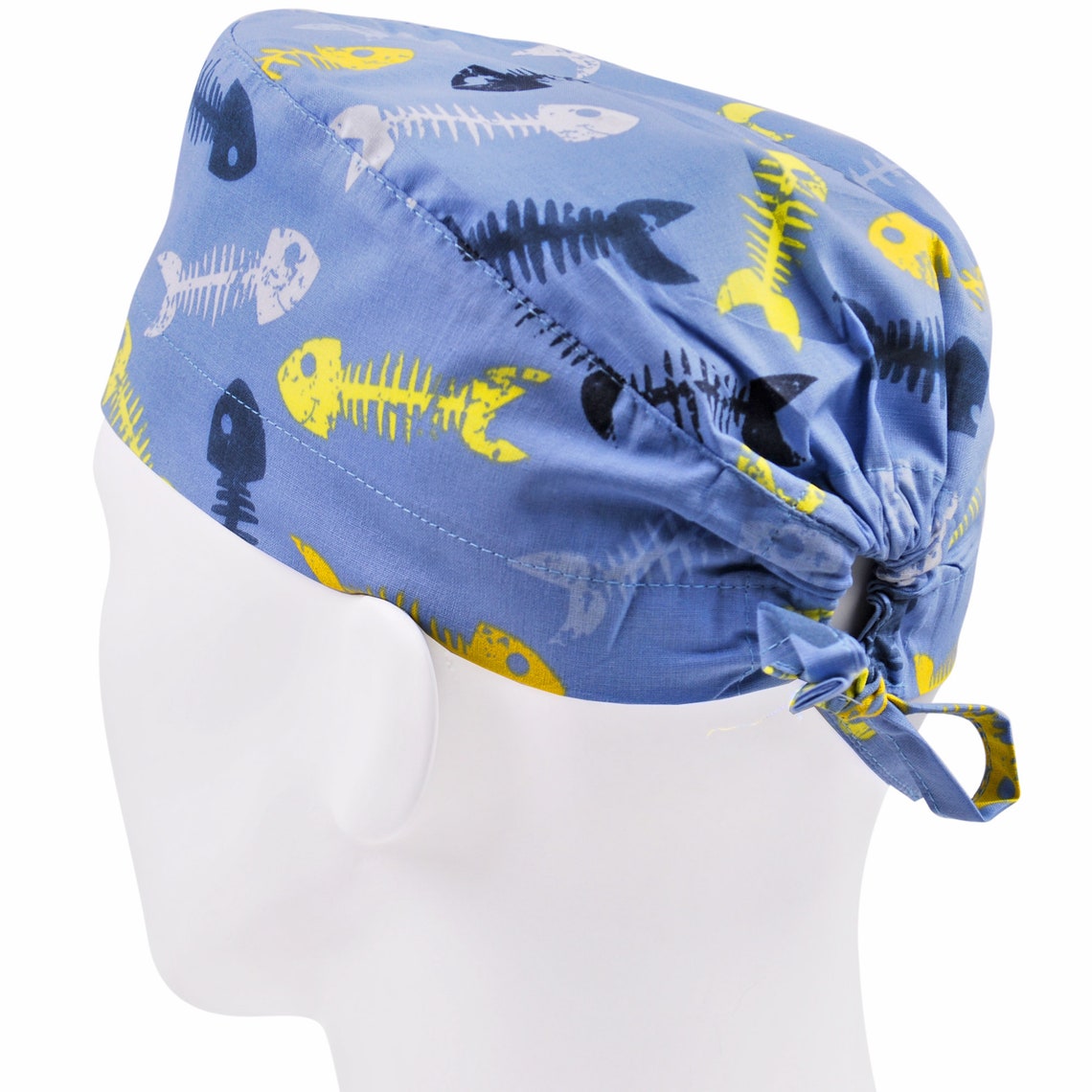 Surgical cap men scrub caps scrub hats surgery hat fish | Etsy