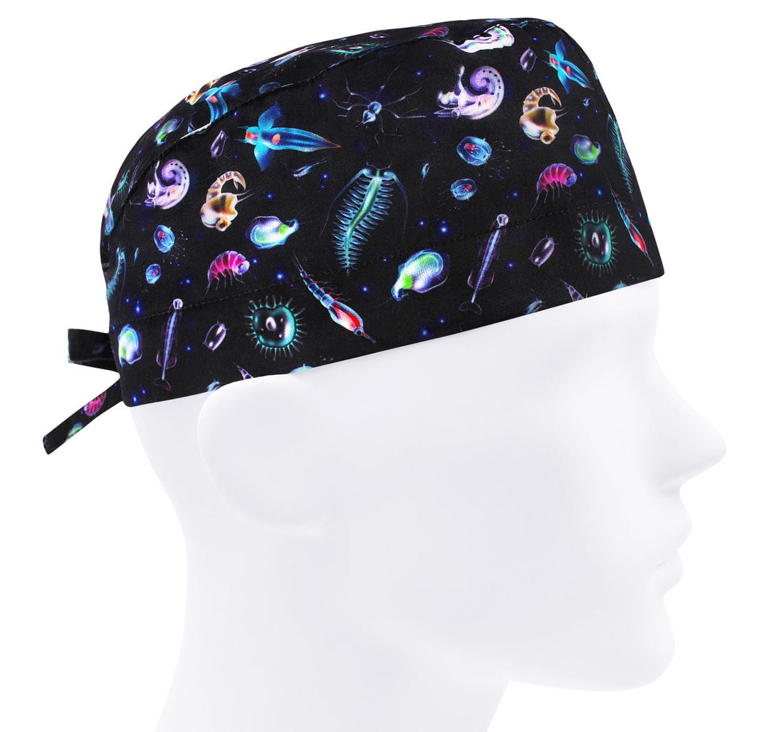 Scrub Caps Men, Surgical Cap, Scrub Hats, Nurse Hat, Microorganisms ...