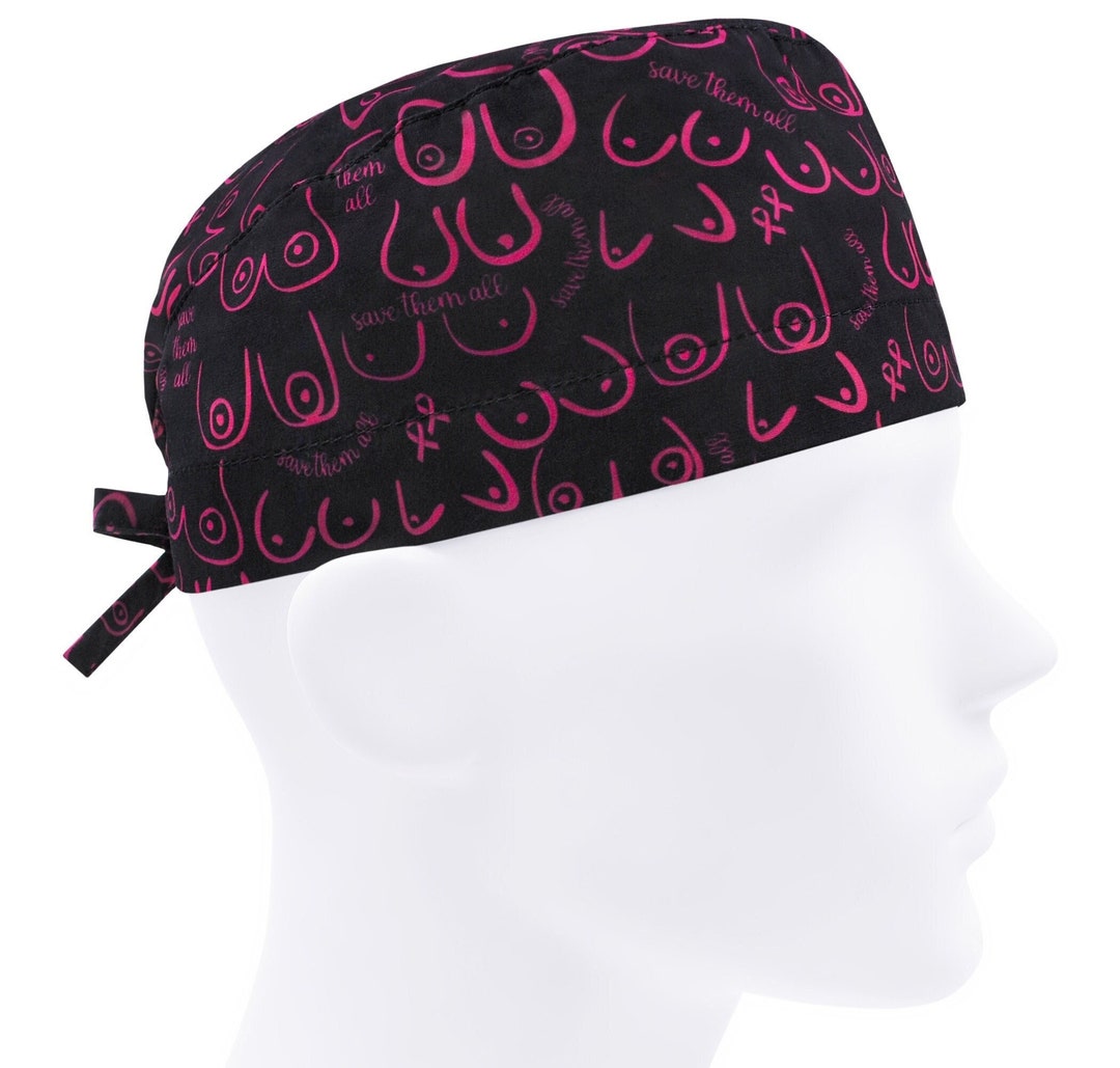 Scrub Cap Men, Surgical Hat, Nurse Cap, Scrub Caps, Cancer Awareness ...