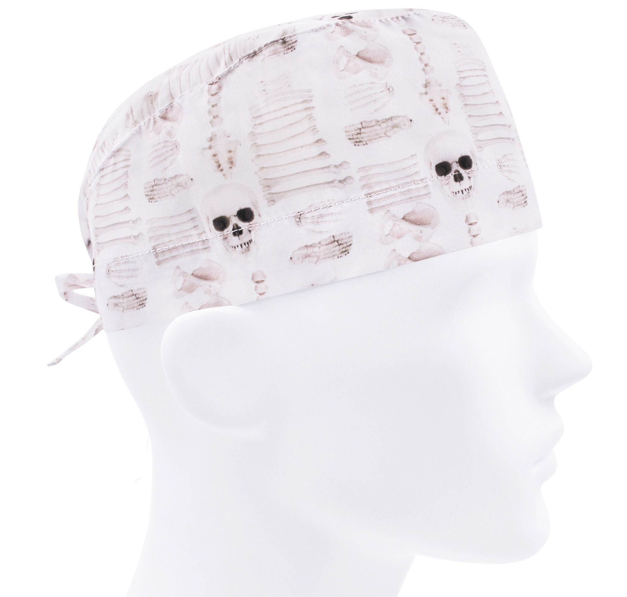 Scrub Caps for Men, Scrub Hats Bones, Surgical Hat, Nurse Cap Spine ...