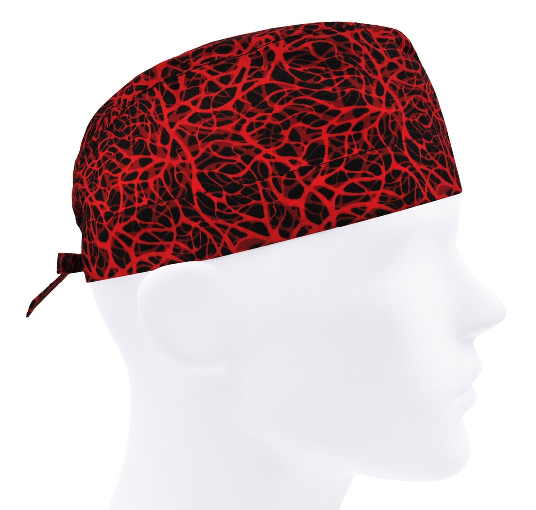 Scrub Caps Men, Surgical Cap, Scrub Hats Arteries, Nurse Hat Blood ...
