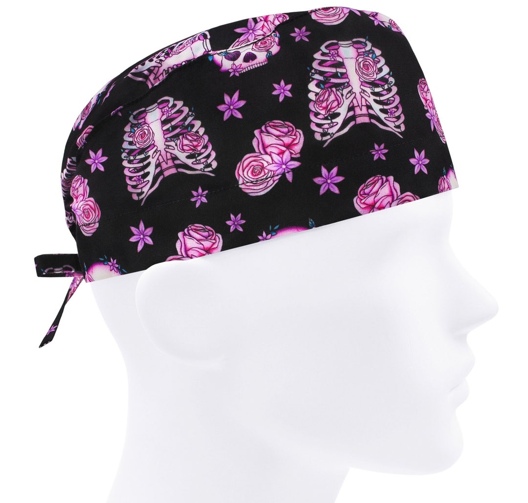 Scrub Cap Men, Surgical Hat, Nurse Cap Anatomy, Scrub Caps Skull, Scrub ...