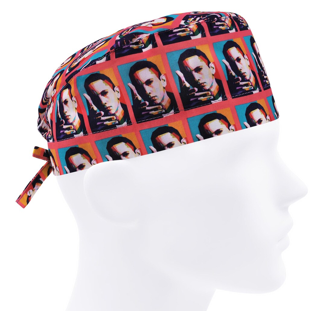 Rap Scrub Caps Men, Surgical Hat Mens, Singer Surgery Hats, Music Fans ...