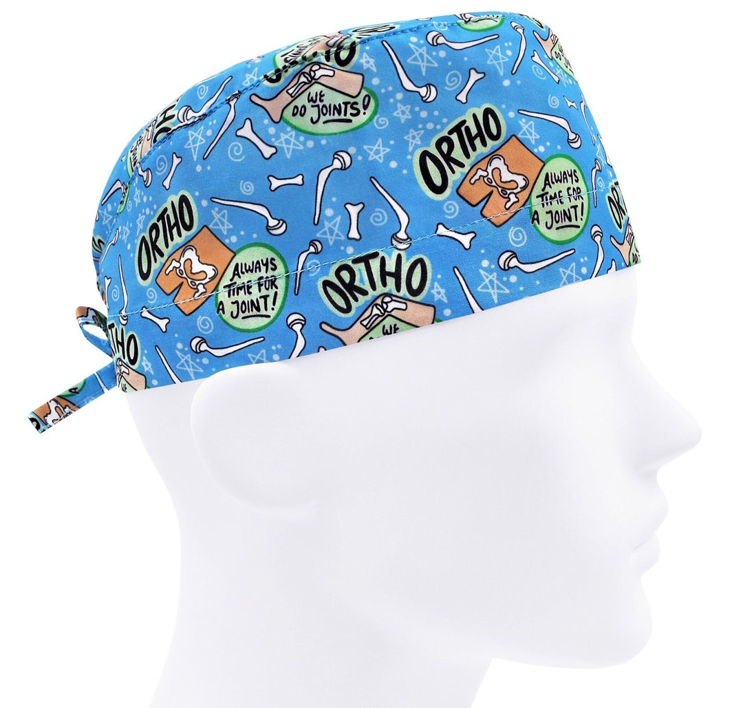 Scrub Cap Men, Surgical Hat, Nurse Cap, Scrub Caps Bones, Scrub Hats ...