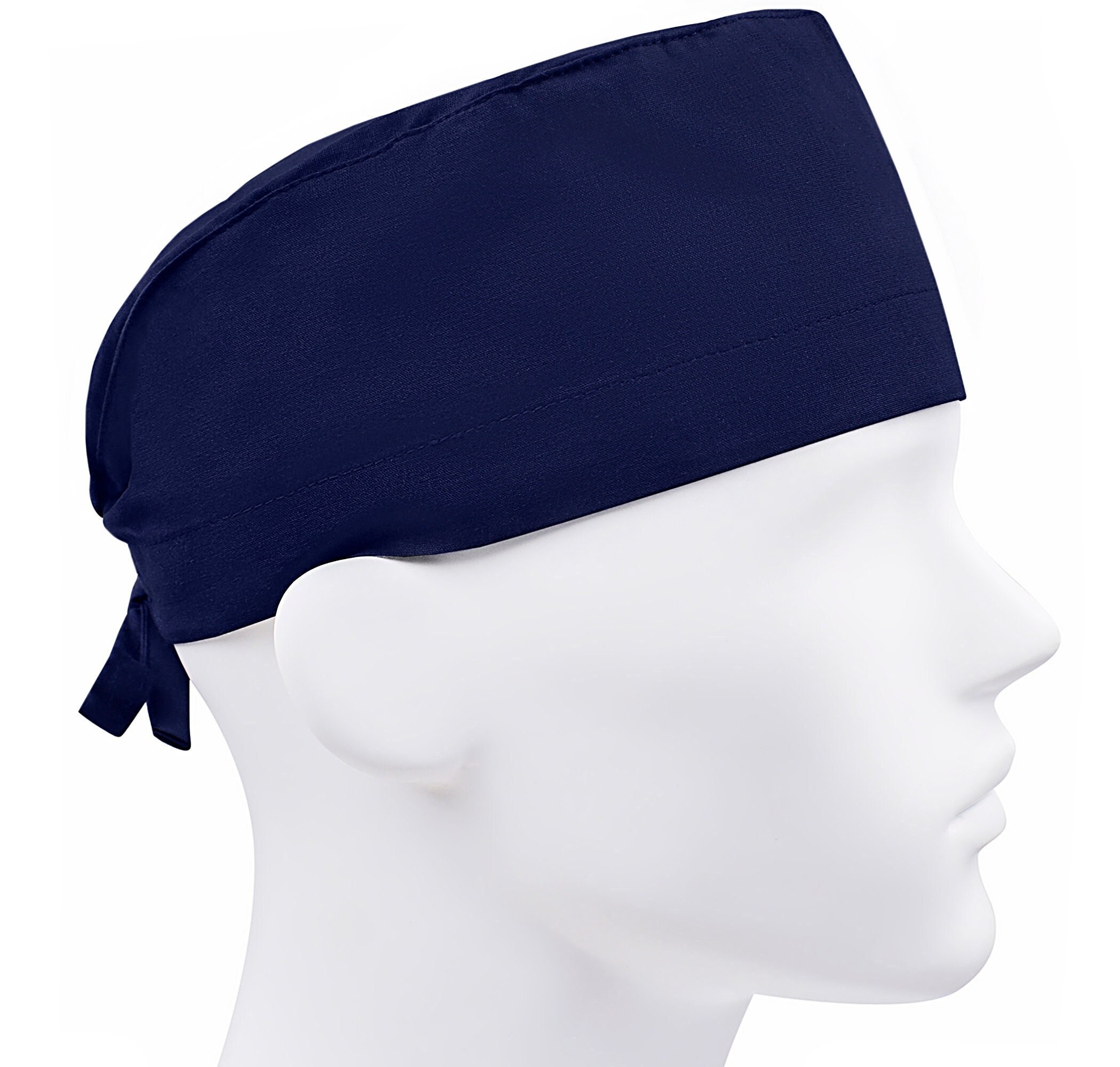 Surgical Cap Men, Scrub Caps, Scrub Hats, Surgery Hat, Solid Navy Blue ...