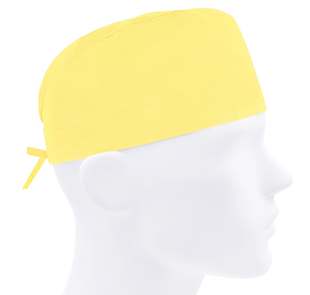 Mens Scrub Caps, Surgical Cap, Scrub Hats, Surgery Hat, Solid Yellow - Etsy