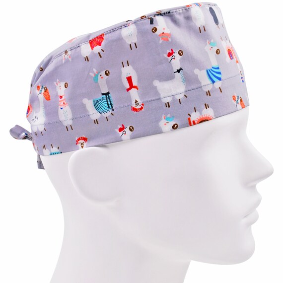 Scrub Caps for Men Scrub Hats Surgical Hat Nurse Cap Lama - Etsy