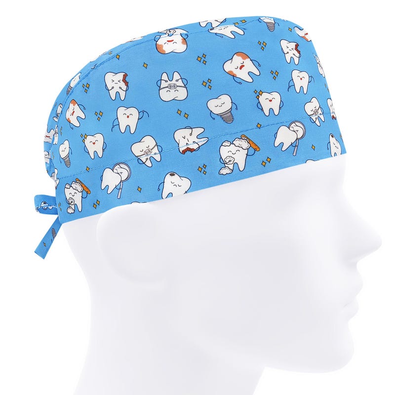 Teeth Dental Scrub Cap - Etsy