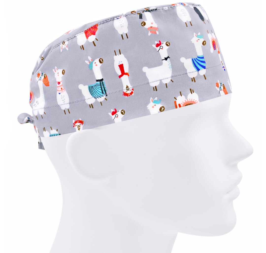 Scrub Caps for Men, Scrub Hats, Surgical Hat, Nurse Cap, Lama Gray - Etsy