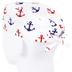 Scrub Caps for Men, Scrub Hats, Surgical Hat, Nurse Cap, Anchor Surgery ...