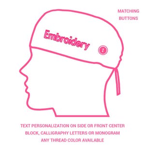 Scrub Cap Men, Skull Surgical Hat, Plain Nurse Caps, Stretchy Scrub ...