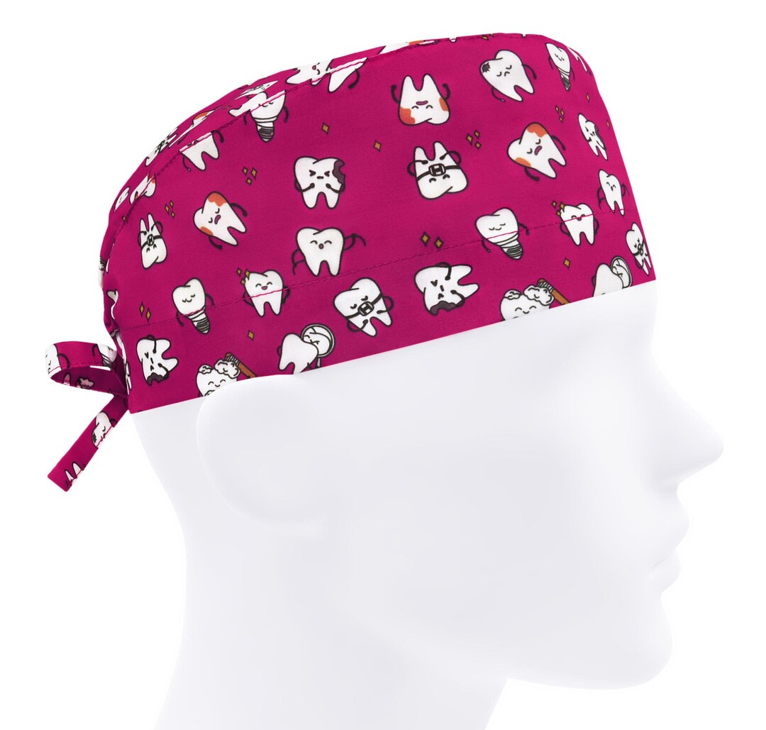 Scrub Caps for Men, Dentist Scrub Hats, Dental Surgical Hat, Nurse Cap ...