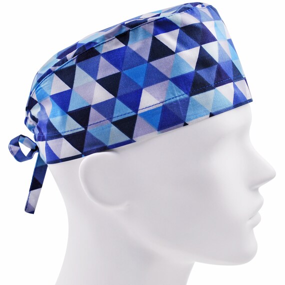 Scrub Caps Men Surgical Cap Scrub Hats Nurse Hat Geometry - Etsy