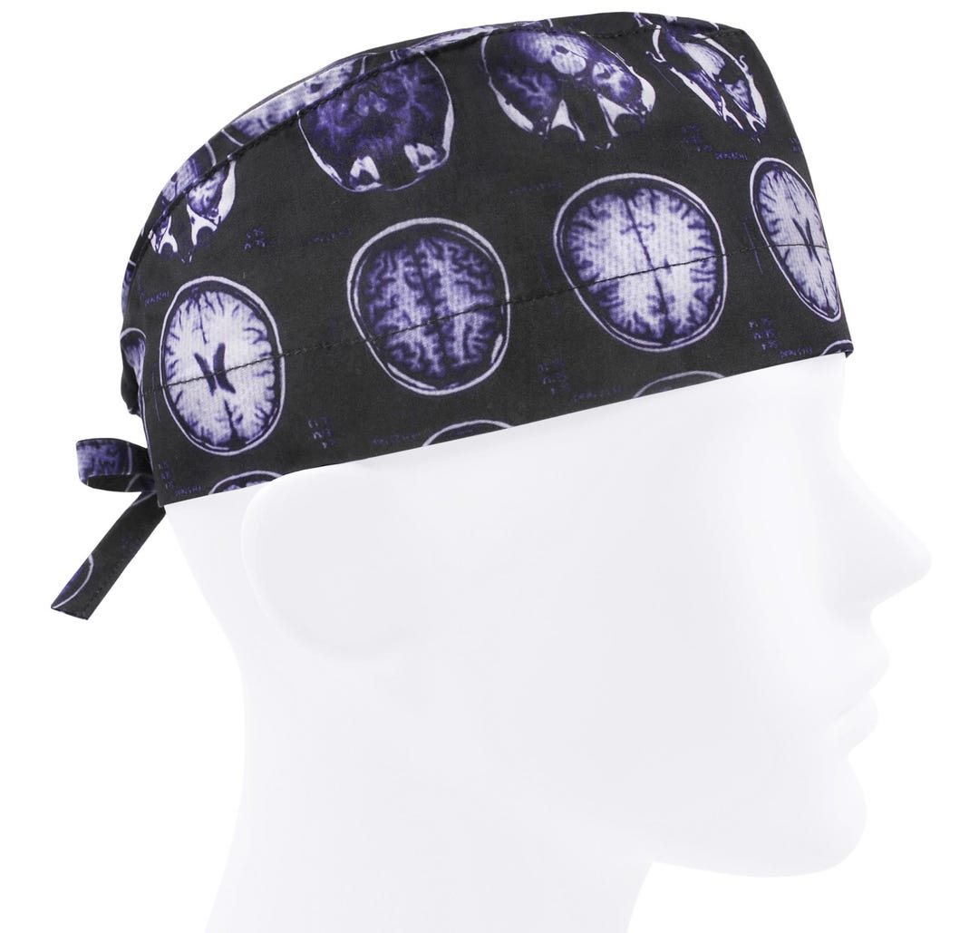Scrub Caps for Men, Scrub Hat Tomography, Surgical Hat CT Scan, Nurse ...
