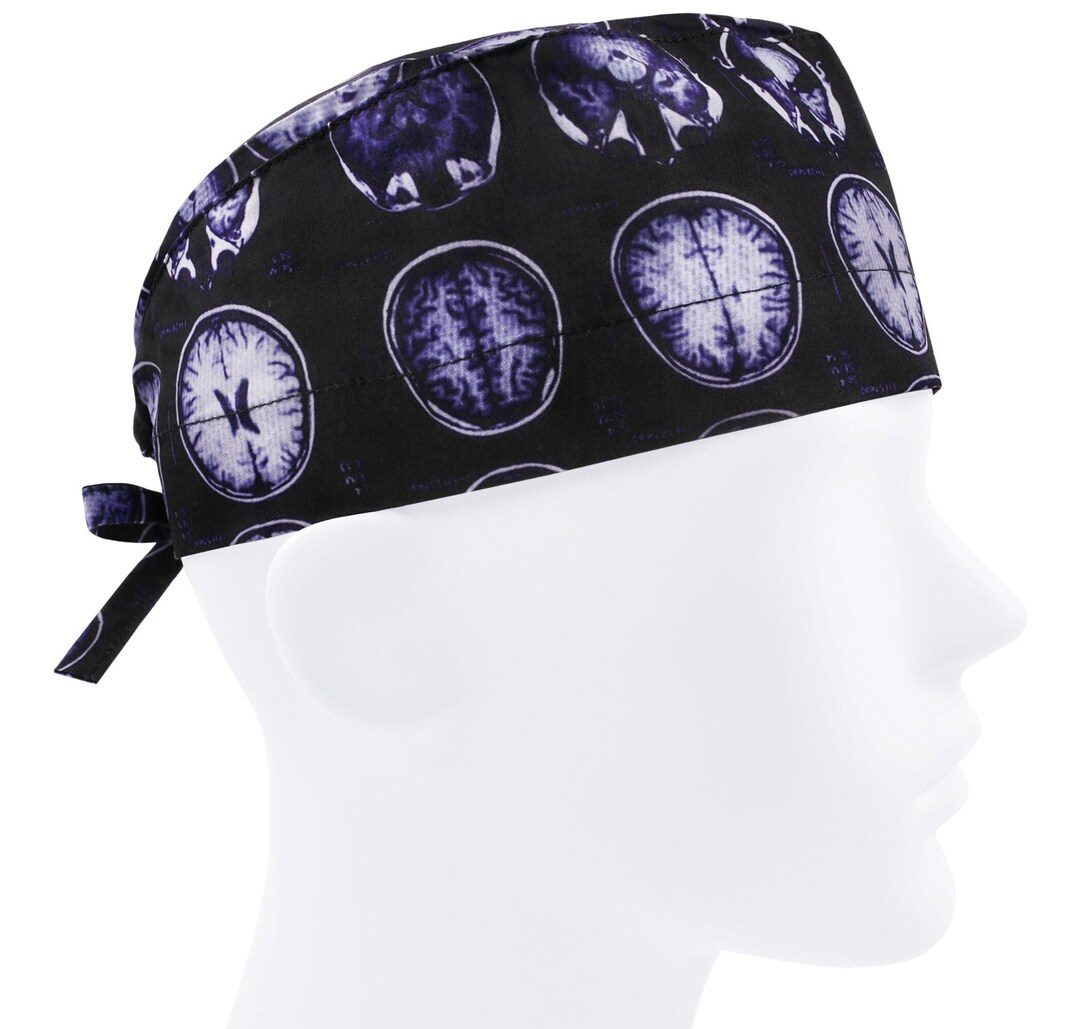 Scrub Caps for Men, Scrub Hat Tomography, Surgical Hat CT Scan, Nurse ...