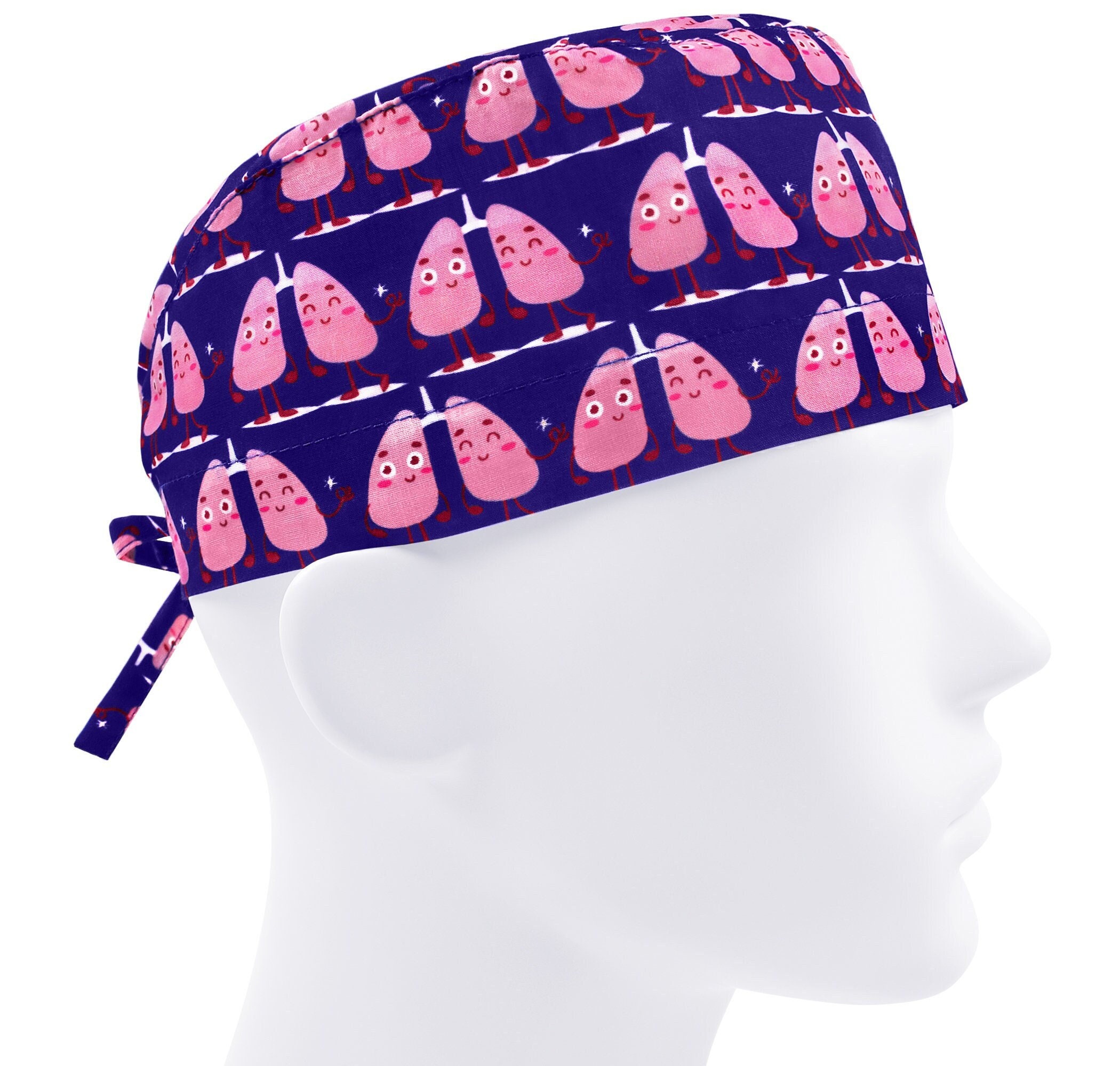 Scrub Cap Men, Surgical Hat, Nurse Cap Anatomy, Scrub Caps Organs ...