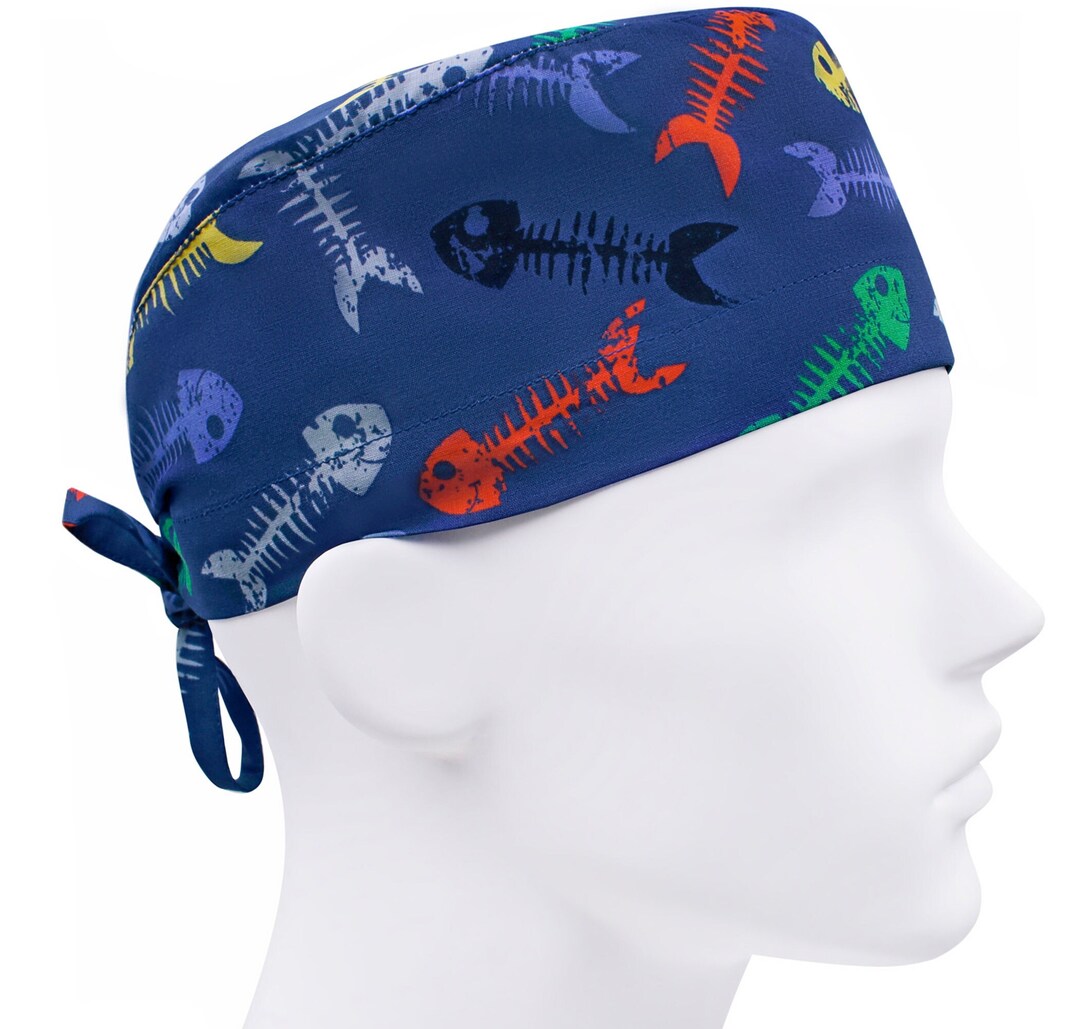 Surgical Cap Men Scrub Caps Scrub Hats Surgery Hat Fish - Etsy