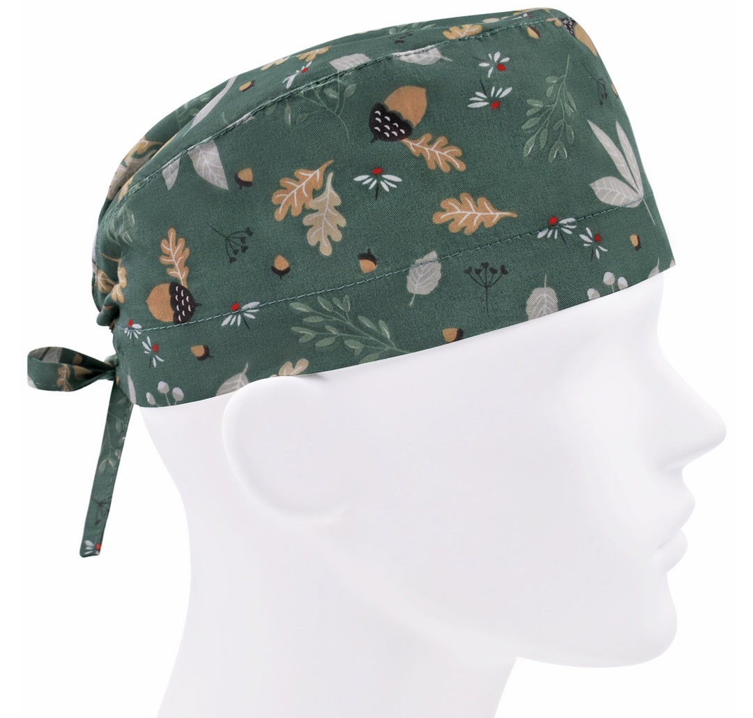 Mens Scrub Caps, Surgical Cap, Scrub Hats, Surgery Hat, Acorn Khaki - Etsy