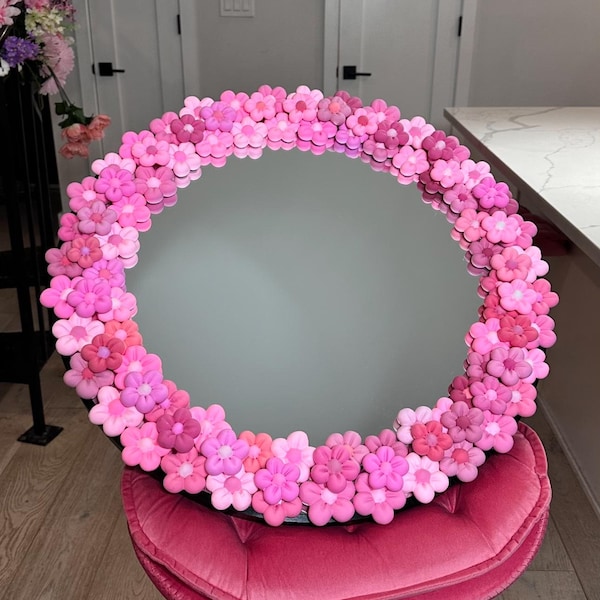 Flower Mirror - Etsy