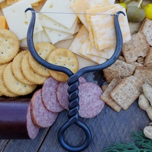 Hand Forged Cheese Slicer, Charcuterie Board Accessories - Etsy
