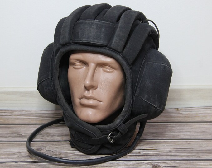 Original Soviet Tank Helmet Military Helmet With Headset - Etsy