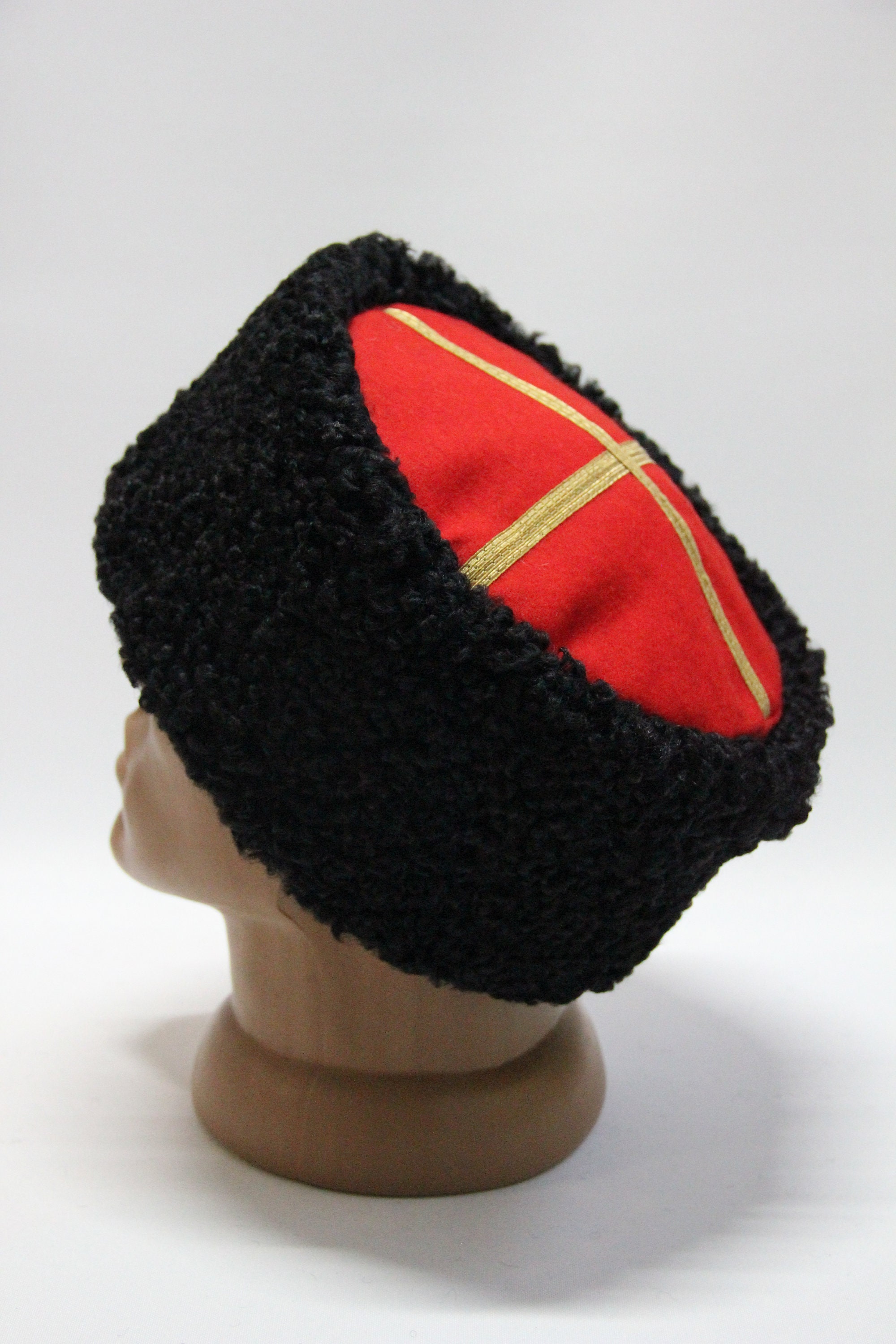 Vintage Cossack Winter Hat Papaha Kubanka Hat Natural | Etsy