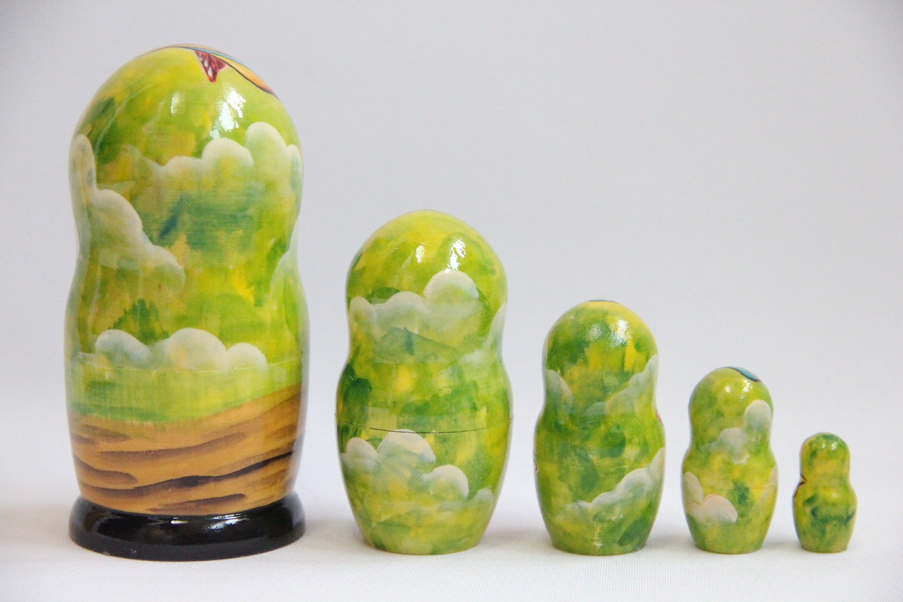 Cartoon Heroes Nesting Doll 4.92'' or 12.5 Cm Hand | Etsy