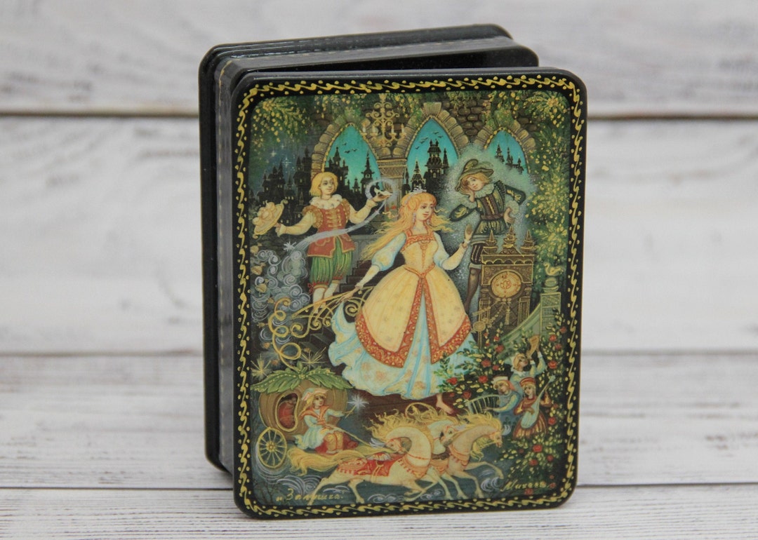 Ukrainian Lacquer Box, Palekh Art Painting School, Fairy Tale, Handmade ...