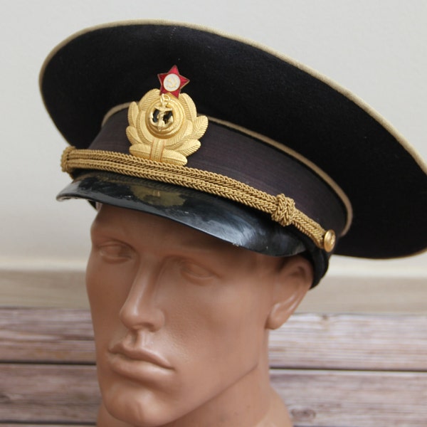 Navy Officer Visor Caps - Etsy