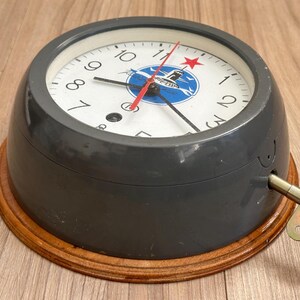 Rare Original Soviet Mechanical Cabin Clock 4Q-1975 Ship Submarine ...