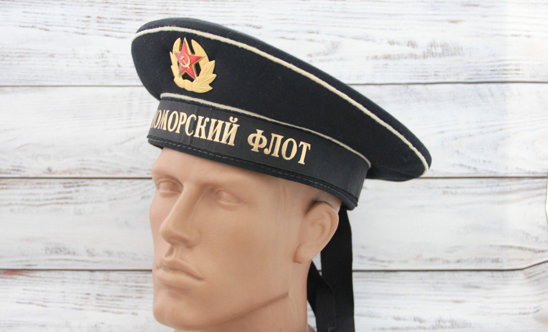 Original Soviet Army Sailor Navy Cap Soviet Sailor Cap of - Etsy