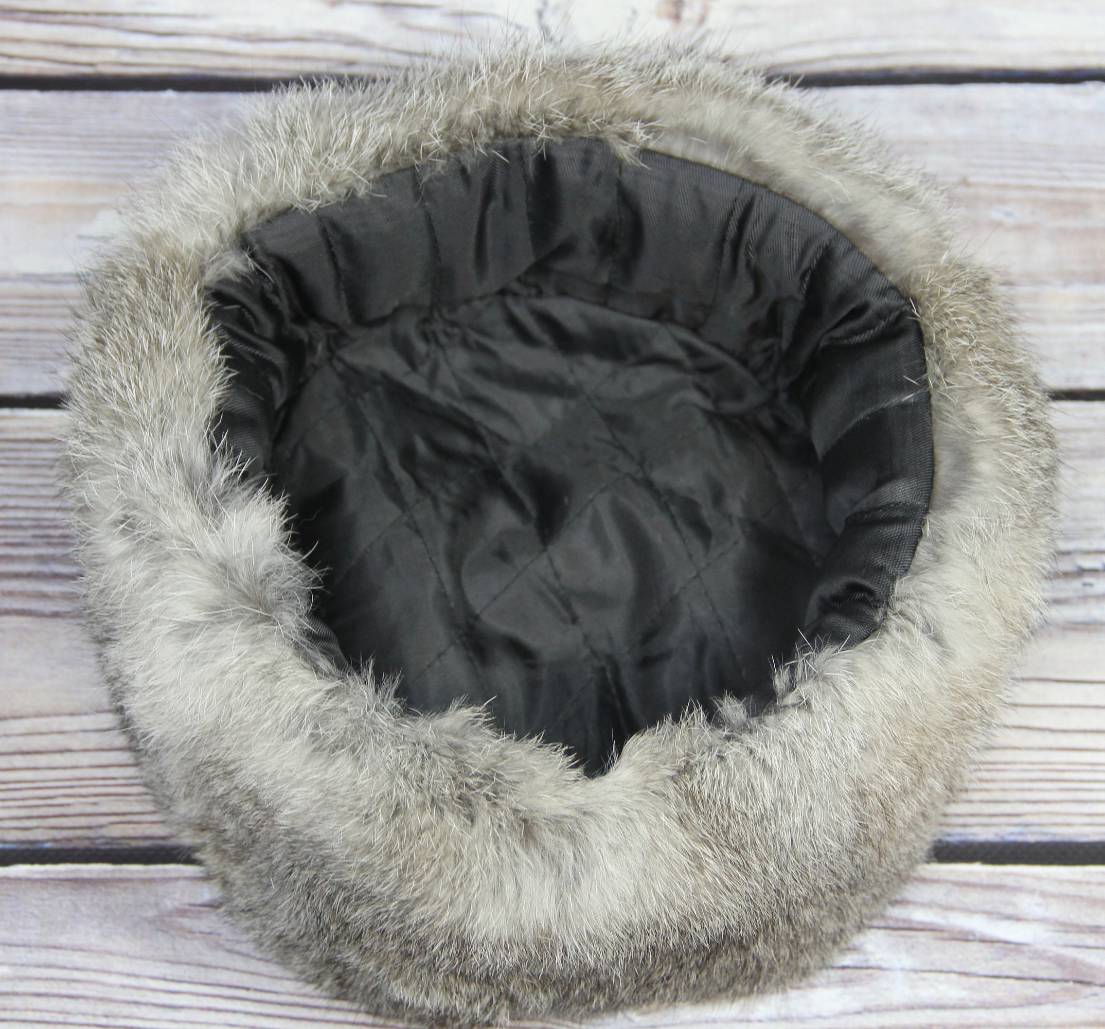 MADE in UKRAINE Winter Rabbit Fur Hat Natural Ushanka Hat - Etsy