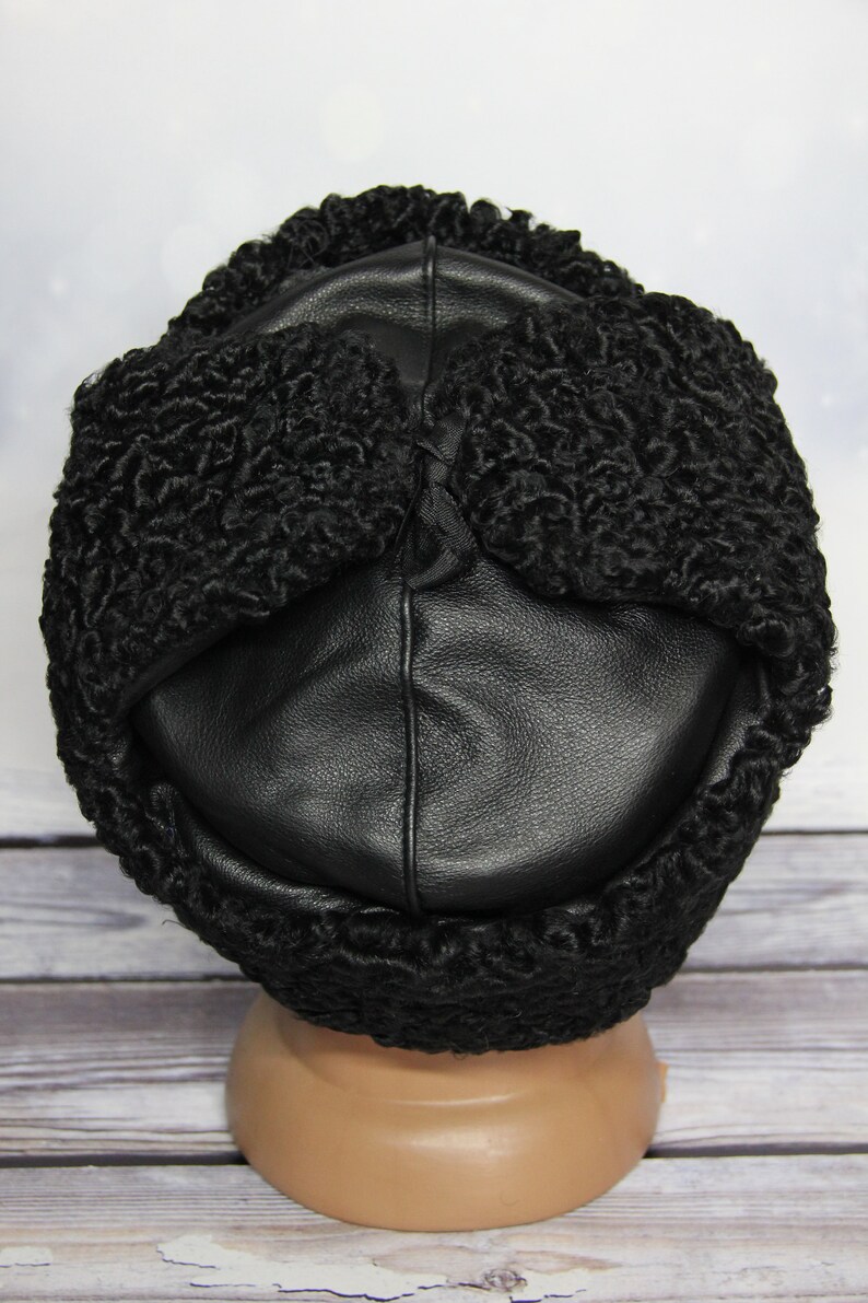 USSR Hat Winter Karakul Fur Hat Natural Ushanka Hat Russian | Etsy