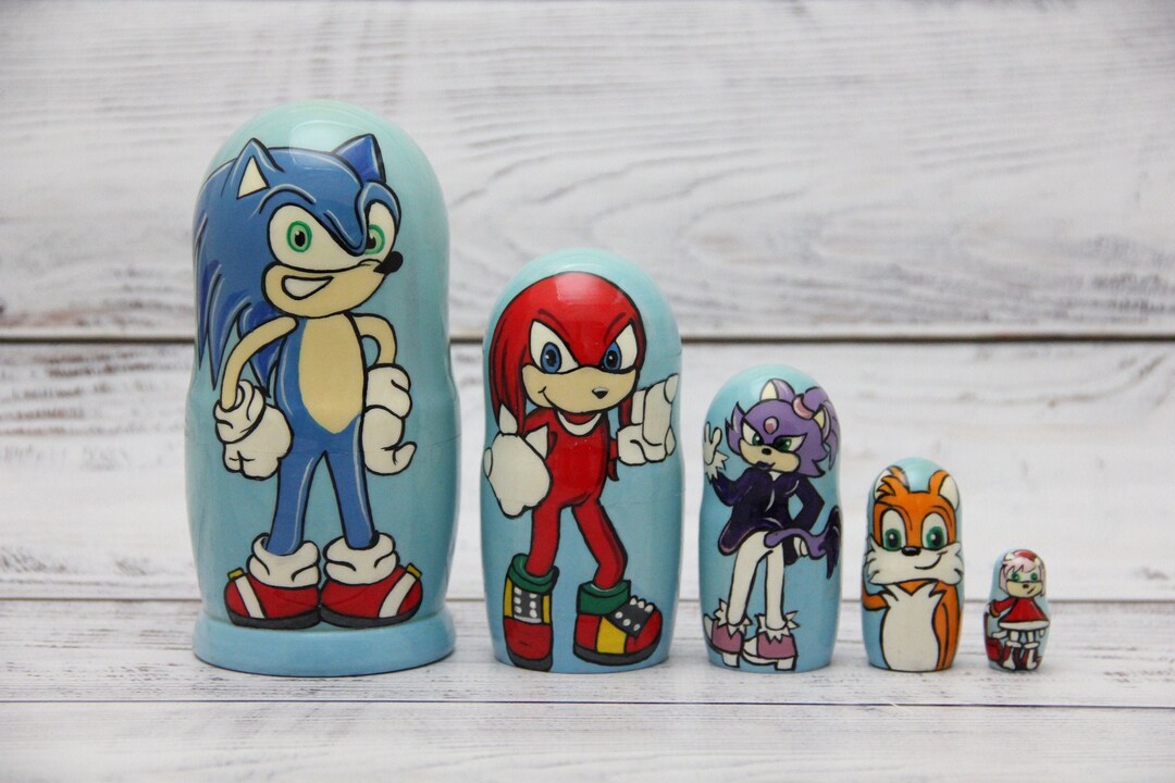 Movie Characters Nesting Doll 4.92'' or 12.5 Cm, Hand Painted ...