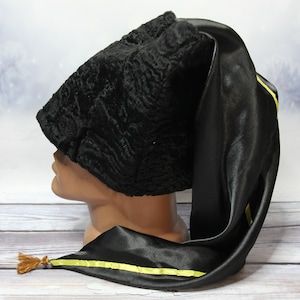 MADE in UKRAINE Vintage Cossack Winter Hat Papaha, Kubanka Hat, Natural ...