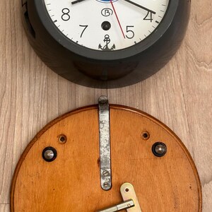 Rare Original Soviet Mechanical Cabin Clock 4Q-1975 Ship Submarine ...