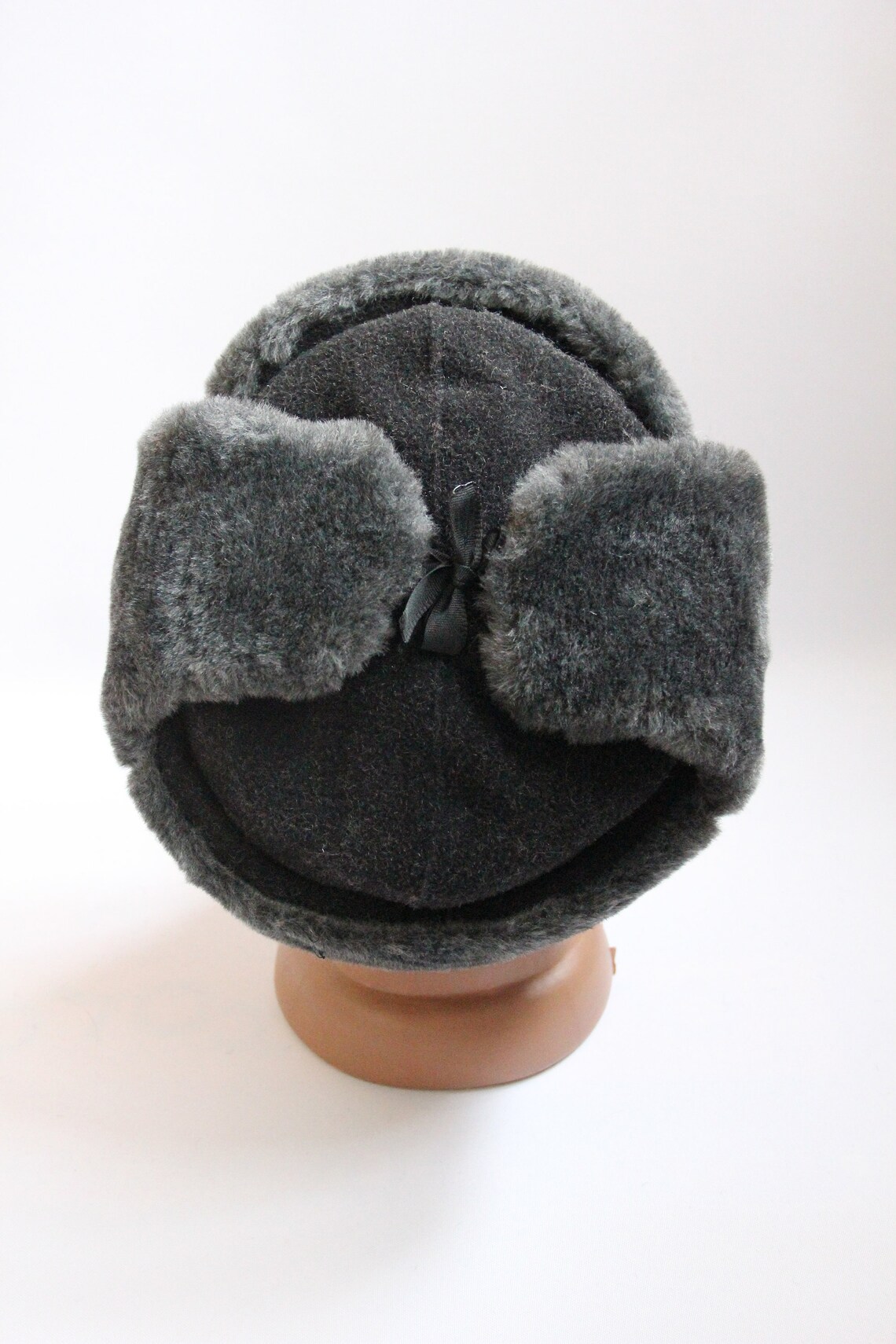 Vintage Winter Faux Fur Hat Soviet Army Design Ushanka Hat - Etsy Sweden