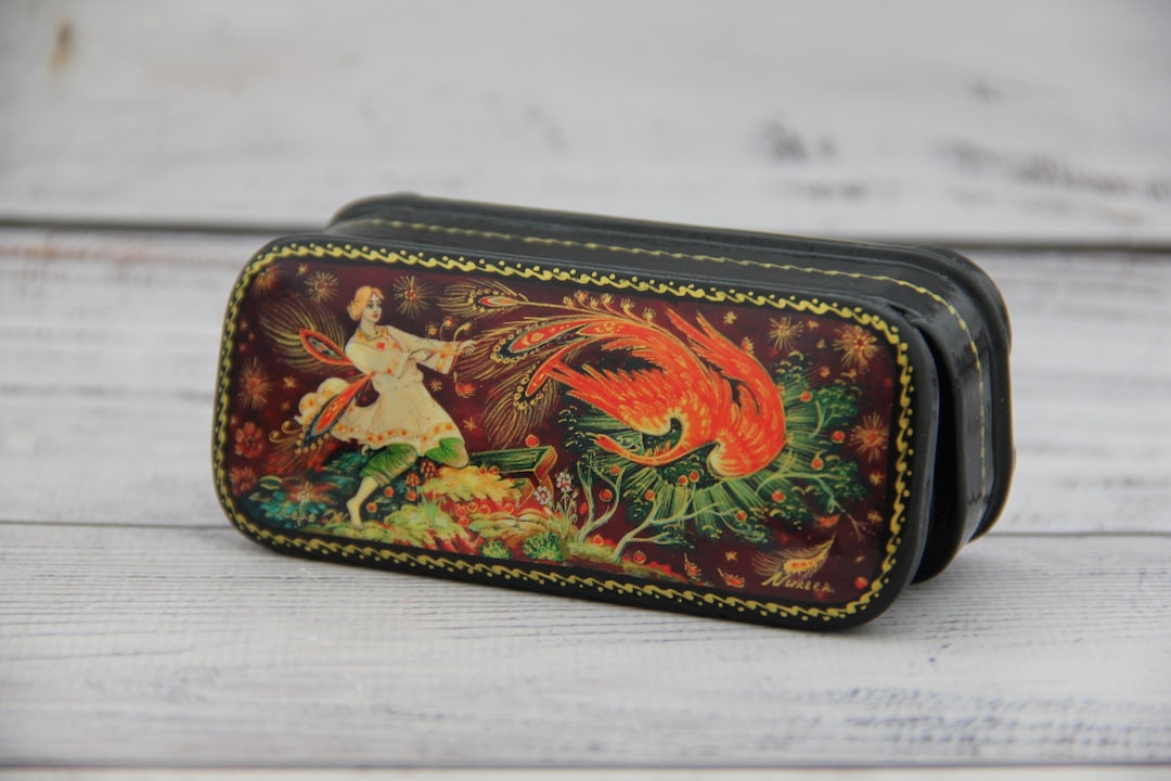 Ukrainian Lacquer Box, Palekh Art Painting School, Fairy Tale, Handmade ...