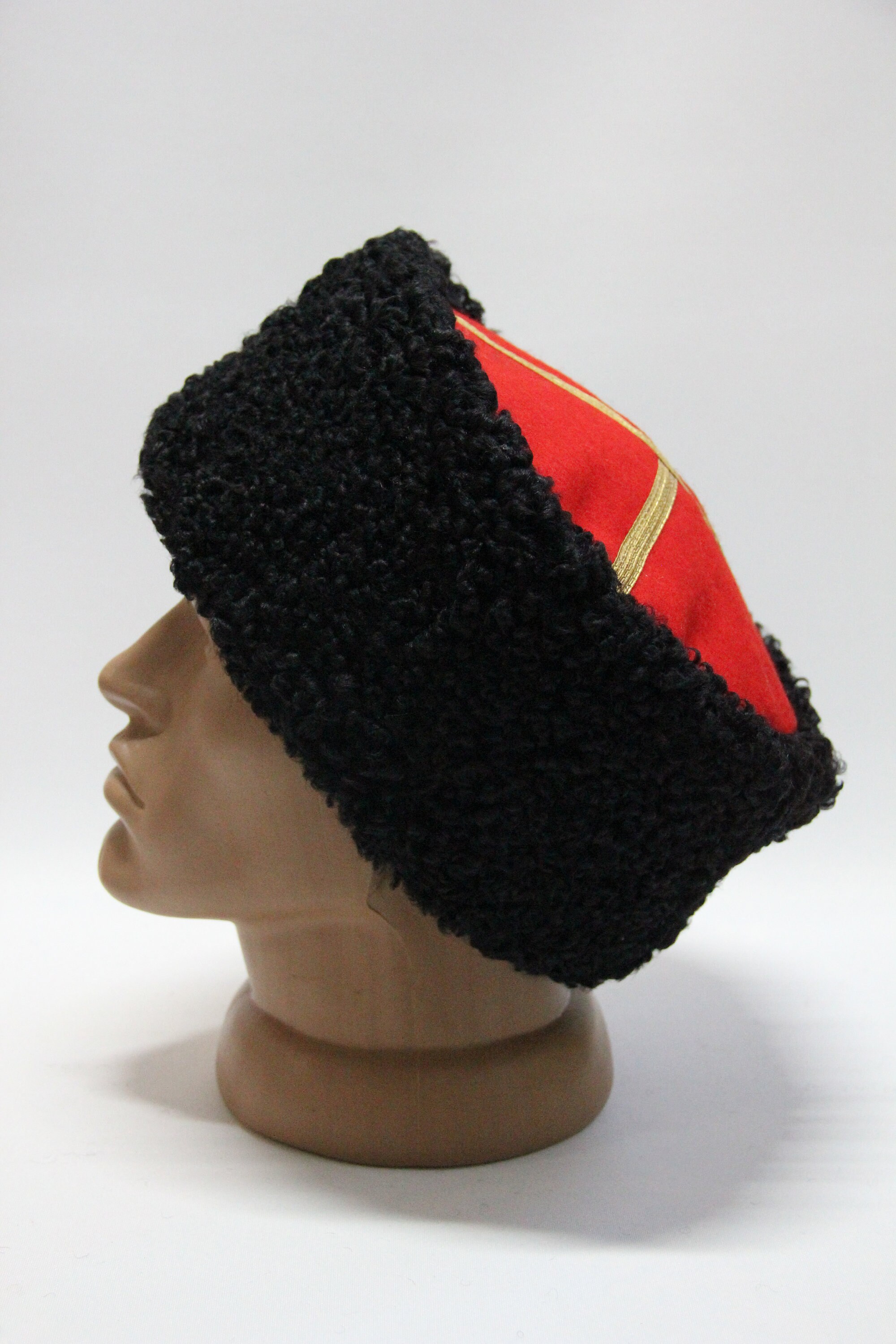 Vintage Cossack Winter Hat Papaha Kubanka Hat Natural | Etsy