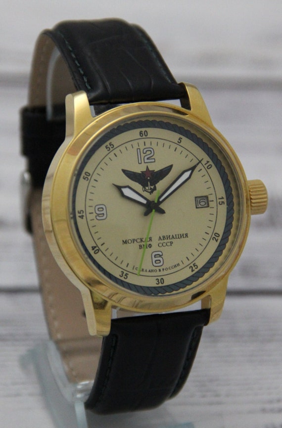 USSR Vintage Soviet Mechanical Watch 12 Hours Poljot … - Gem