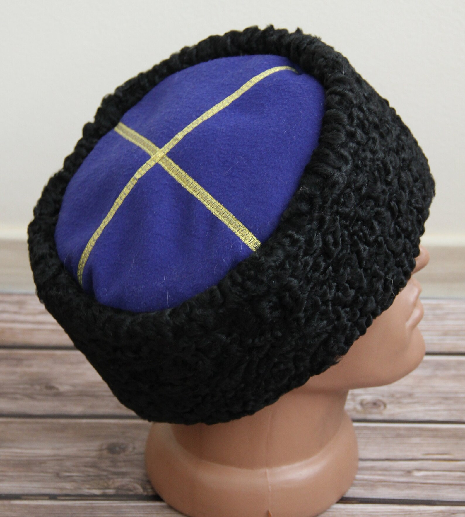 Vintage Cossack Winter Hat Papaha Kubanka Hat Natural - Etsy